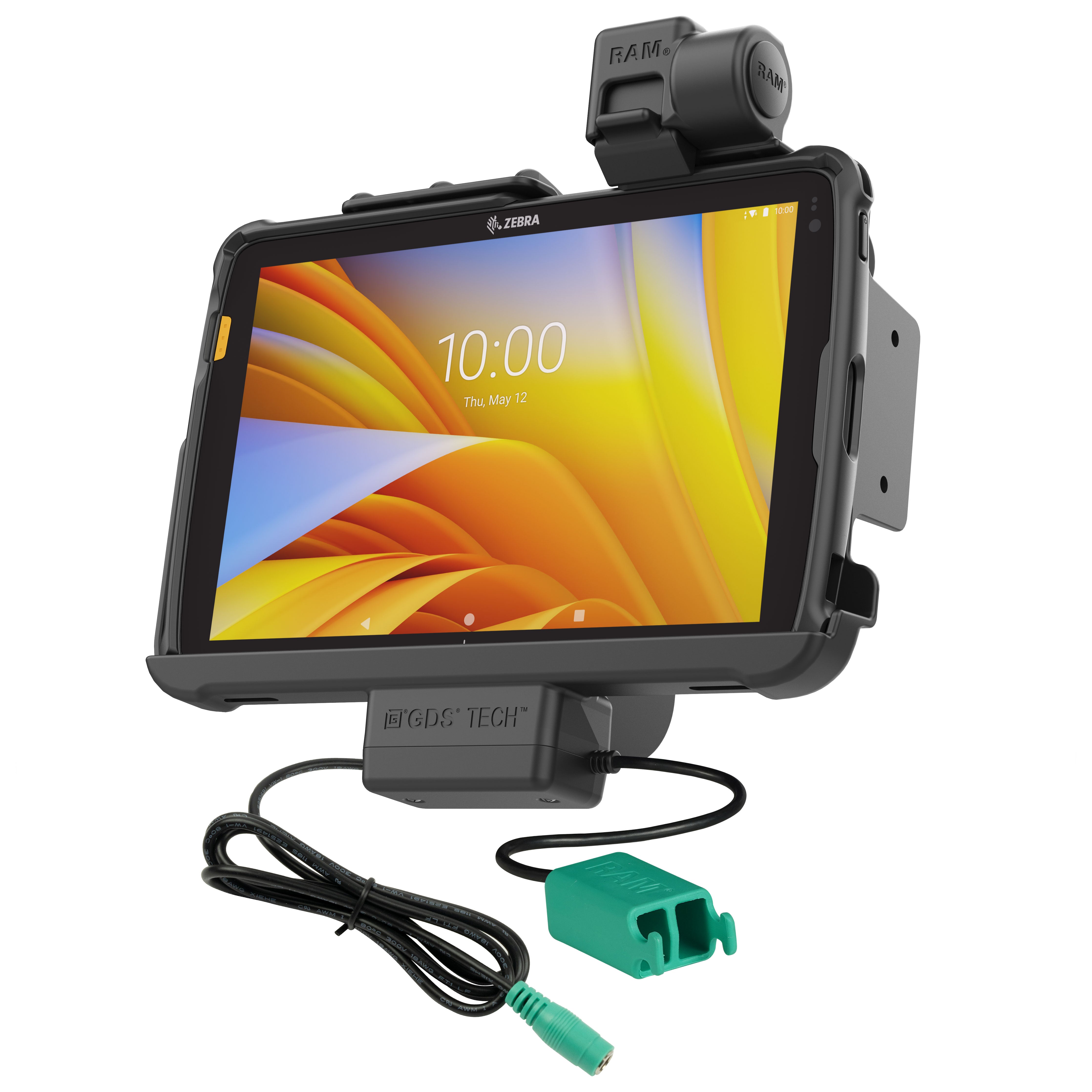 RAM® Tough-Dock™ Power + Dual USB with Latch for Zebra ET4x 10" Tablet ...