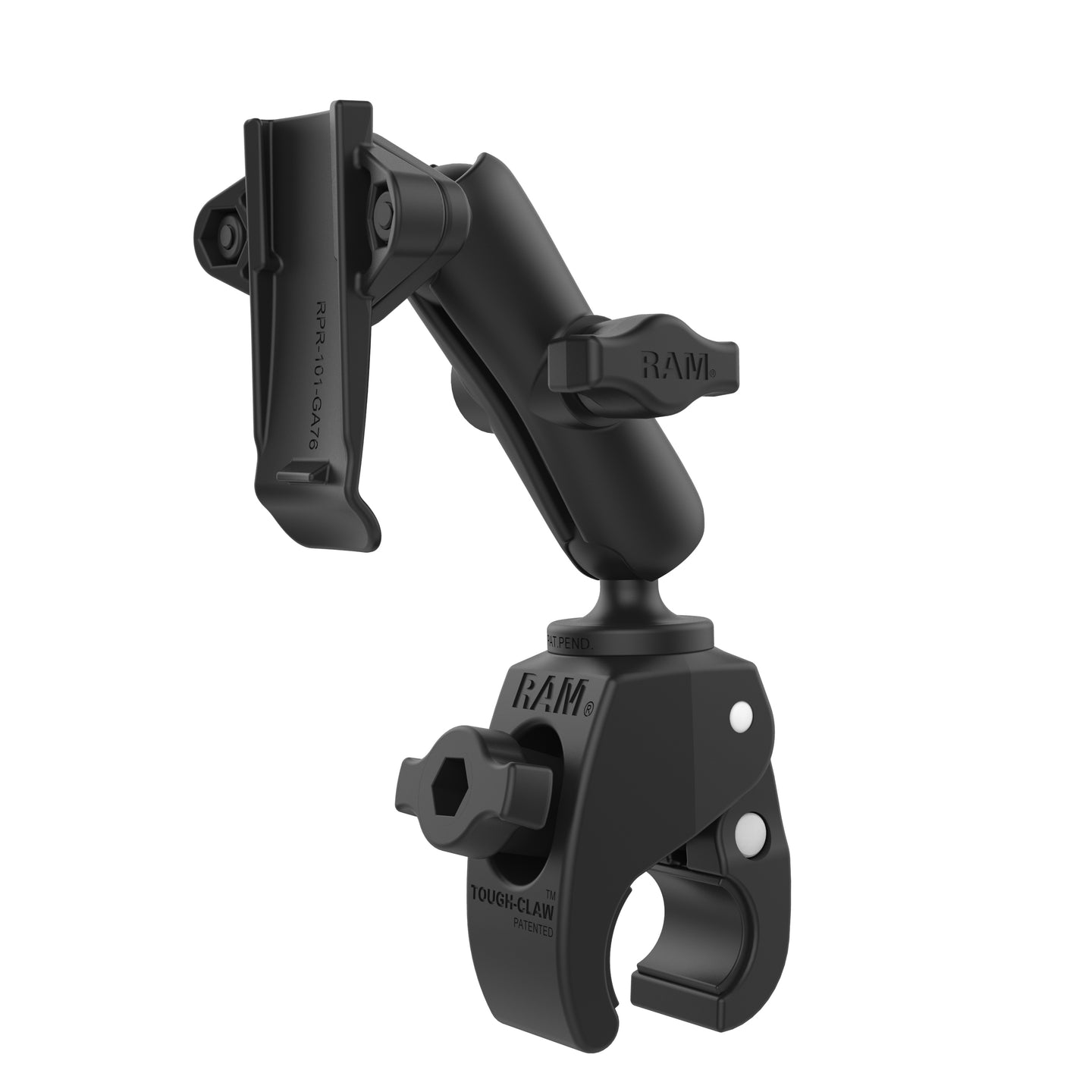 RAM® Tough-Claw™ Small Clamp Mount with Garmin Spine Clip Holder ...